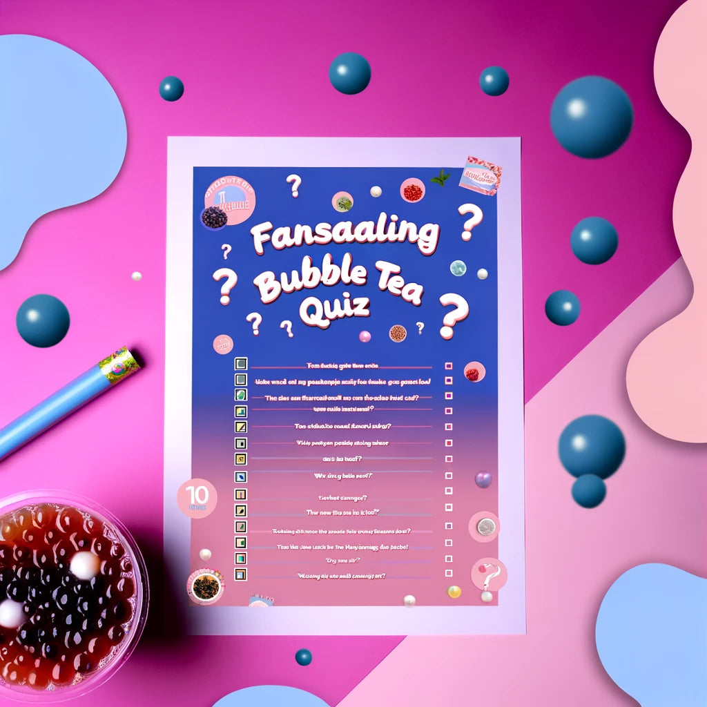 Quizz Fascinant sur le Bubble Tea – Bubble By MiruMiru